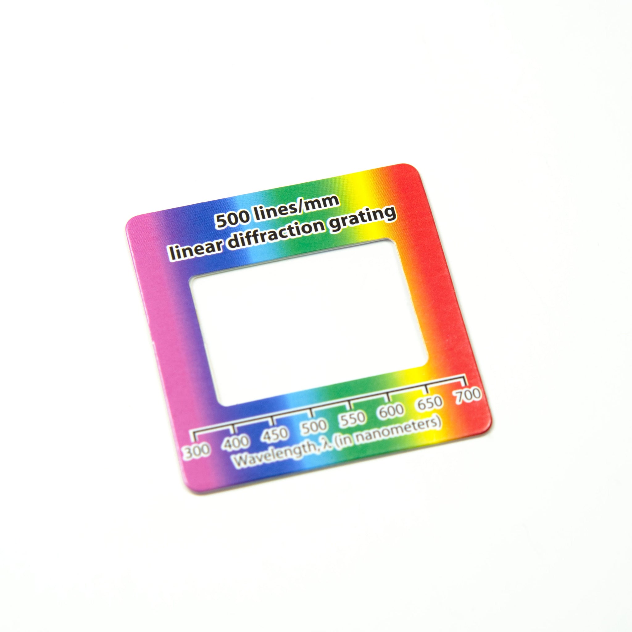 Educational Diffraction Grating 5 Pack 500 Lines Mm Laser Classroom
